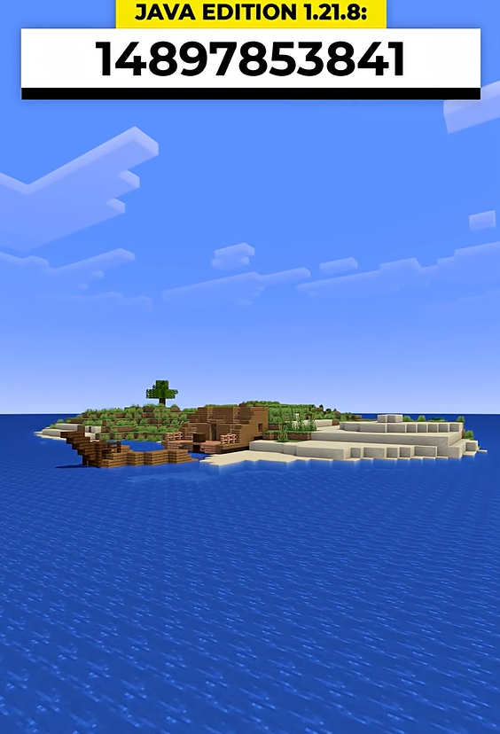 Minecraft shipwreck island seed | Explore hidden treasures & adventure