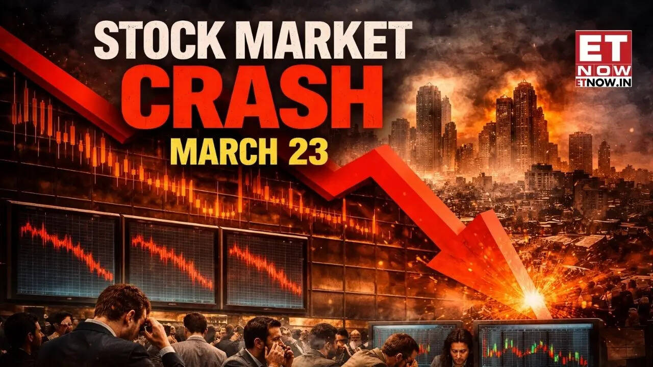 Stock market crash today: Why Sensex, Nifty fell on March 23
