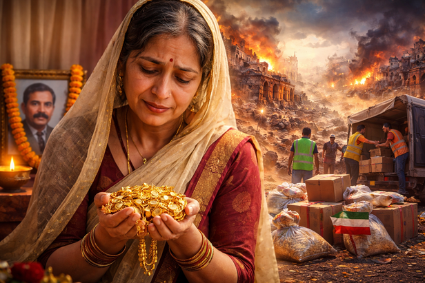 Widow donates husband’s gold for war victims. Her story is breaking hearts