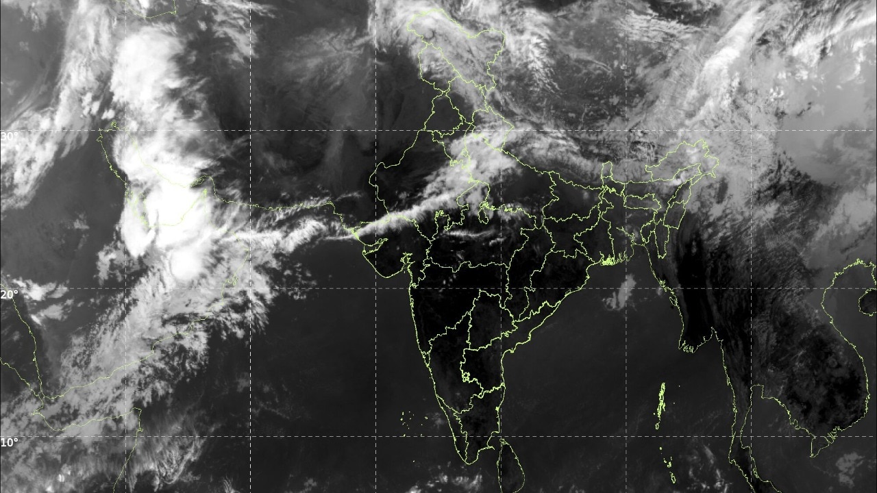 Rain alert: Massive cloud cover shrouds Delhi-NCR as seen from space