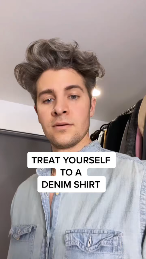 How to style a Gap shirt with a custom cut collar