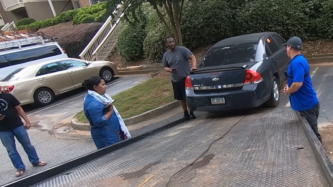 Move your car right now - seconds later police were called