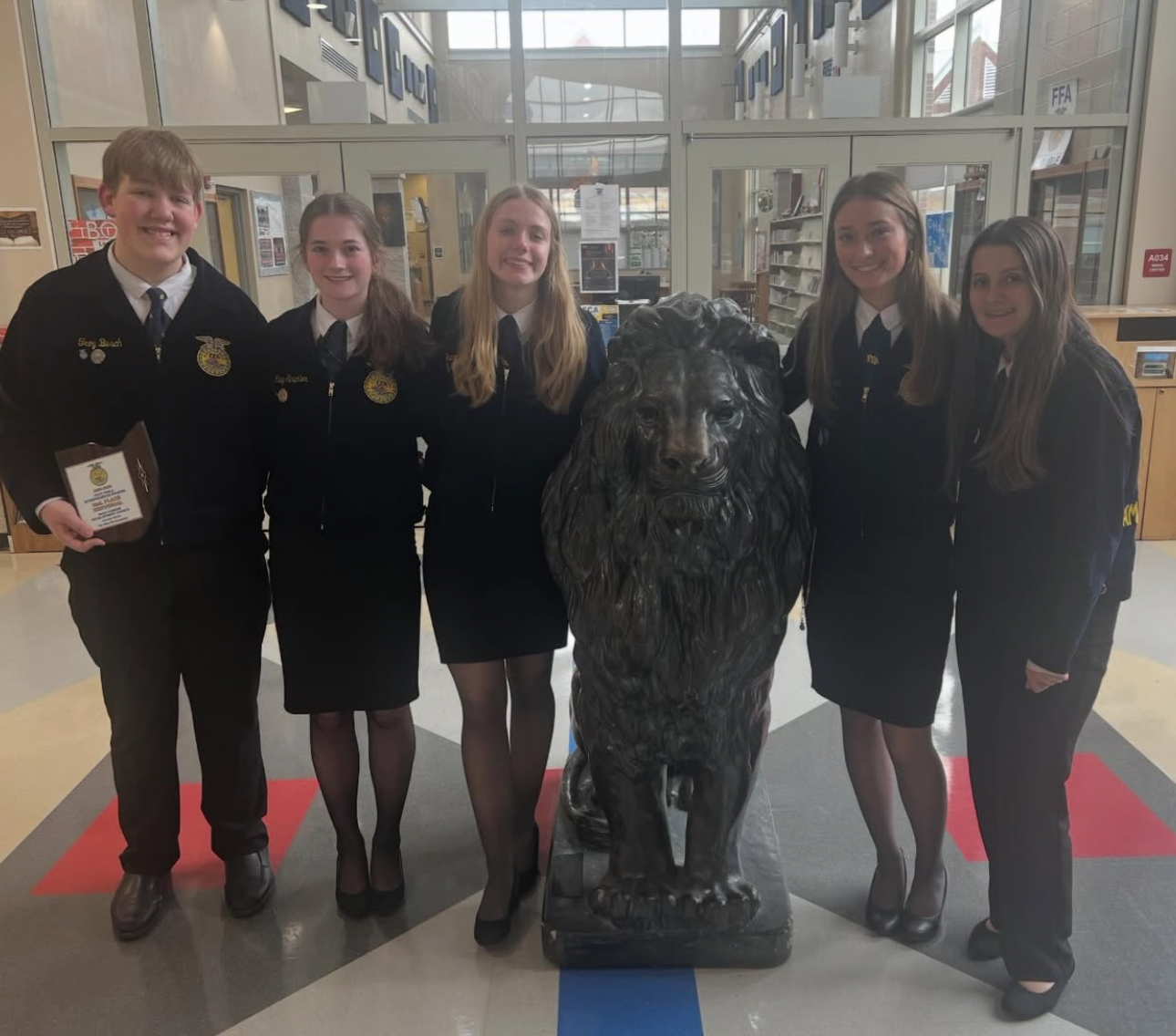 Amanda-Clearcreek FFA members make history at state speaking event