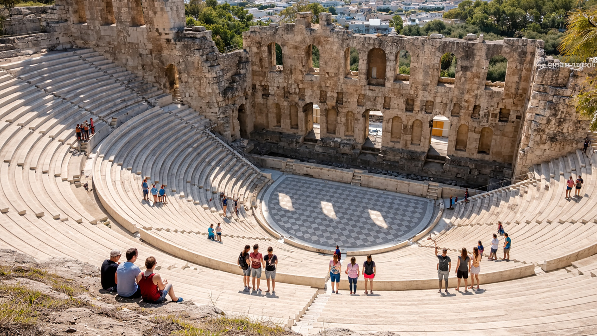 This ruin is where theater began