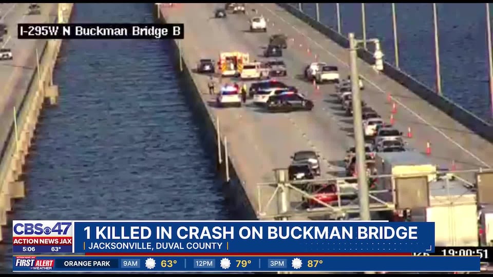 Crash On Buckman Bridge