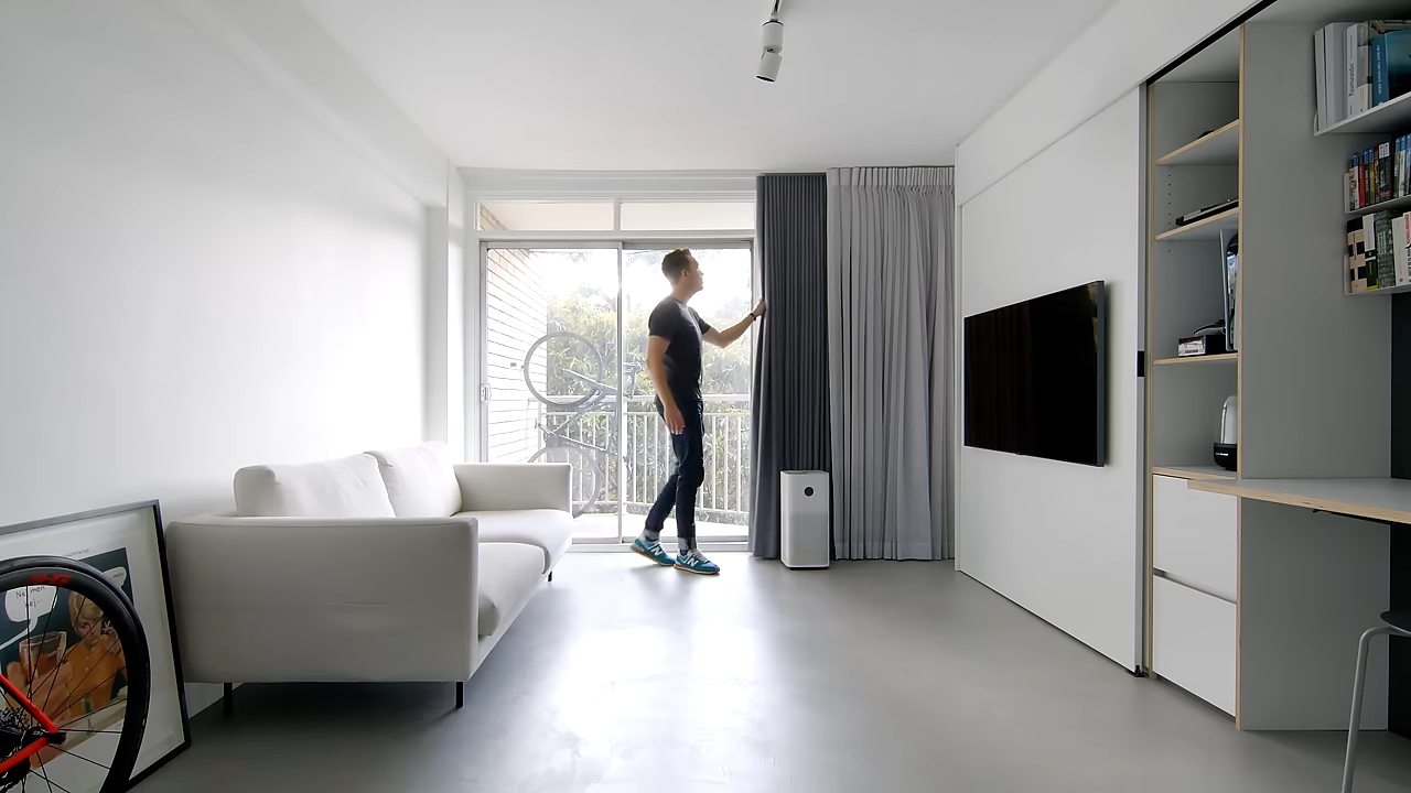 This apartment is hiding secrets everywhere - smart 291 sqft home
