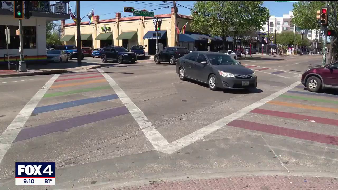 Dallas prepares to remove rainbow crosswalks