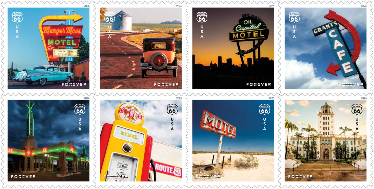 4 new USPS stamps hitting post offices this spring