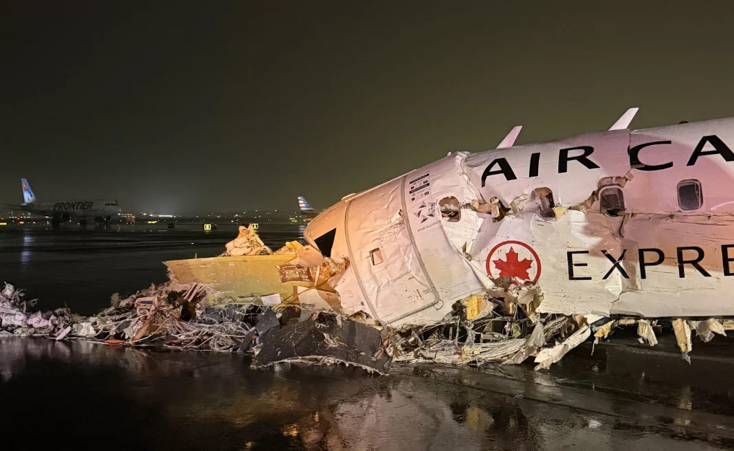 Passenger jet collides with fire truck in New York’s LaGuardia, killing ...