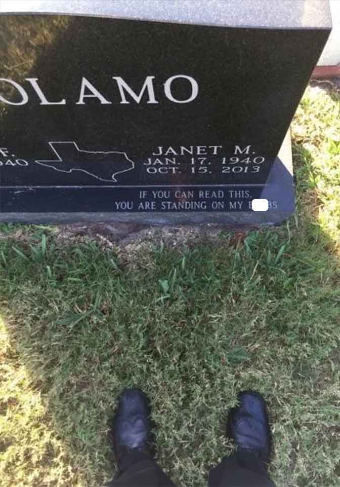 22 tombstones finding humor in the face of death