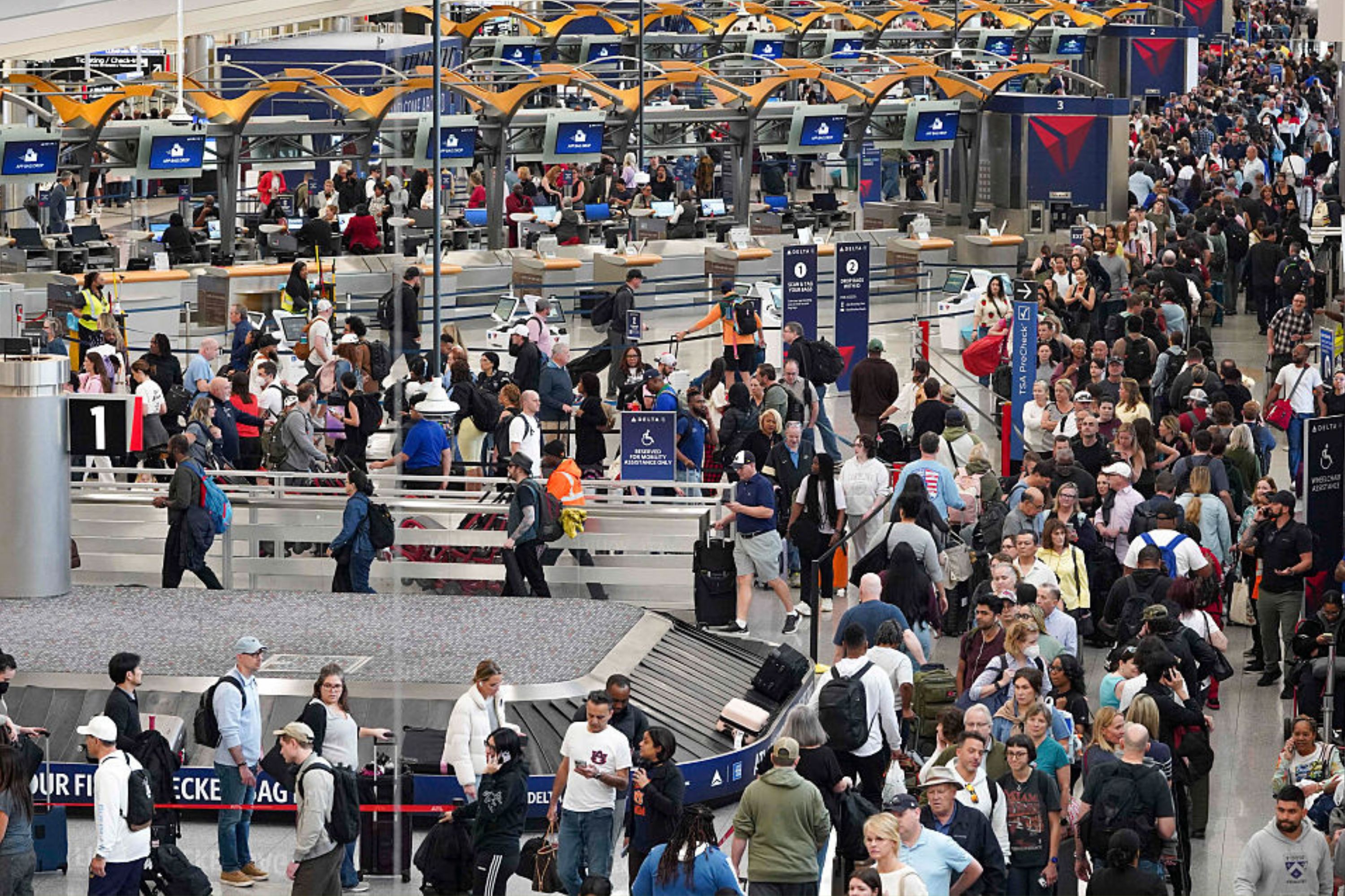 See inside chaos at airports across US amid government shutdown: photos