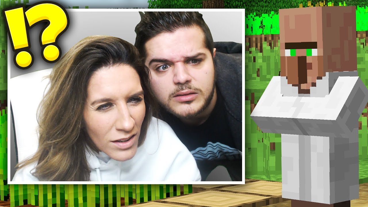Minecraft but I play the game with my mom