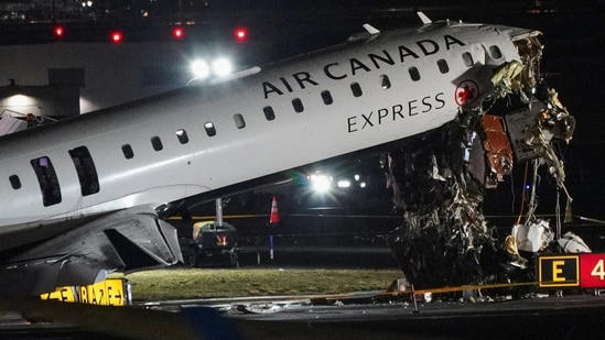 Air Canada Express collision: Photos show horrific crash at LaGuardia ...
