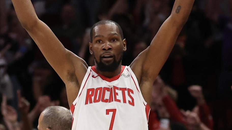 Rockets' Kevin Durant signs Texas' Madison Booker to KD line