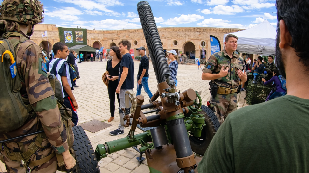 Dentro de la división blindada francesa en Marsella