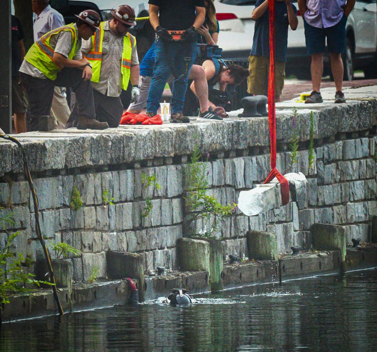 Columbus statue rebuilt from Baltimore harbor rubble now stands at ...