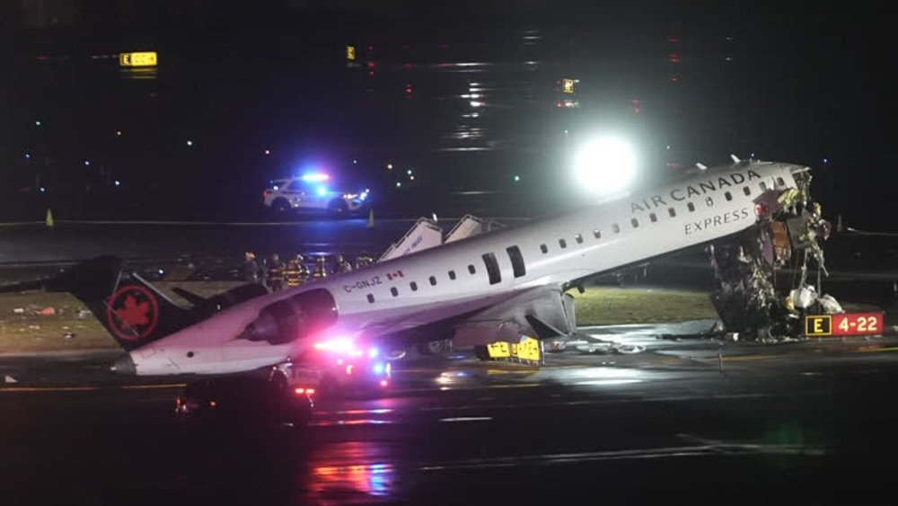 Horrific crash at airport: Plane crashes into fire truck