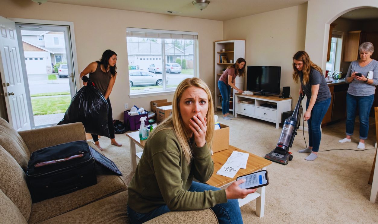 Our Airbnb host asked us to clean the entire house and take out the ...