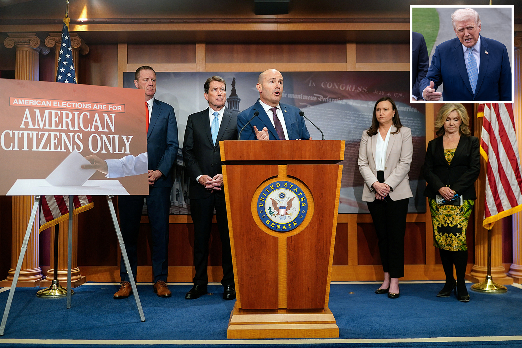 Trump ties deal reopening DHS to passage of SAVE America Act, implores ...