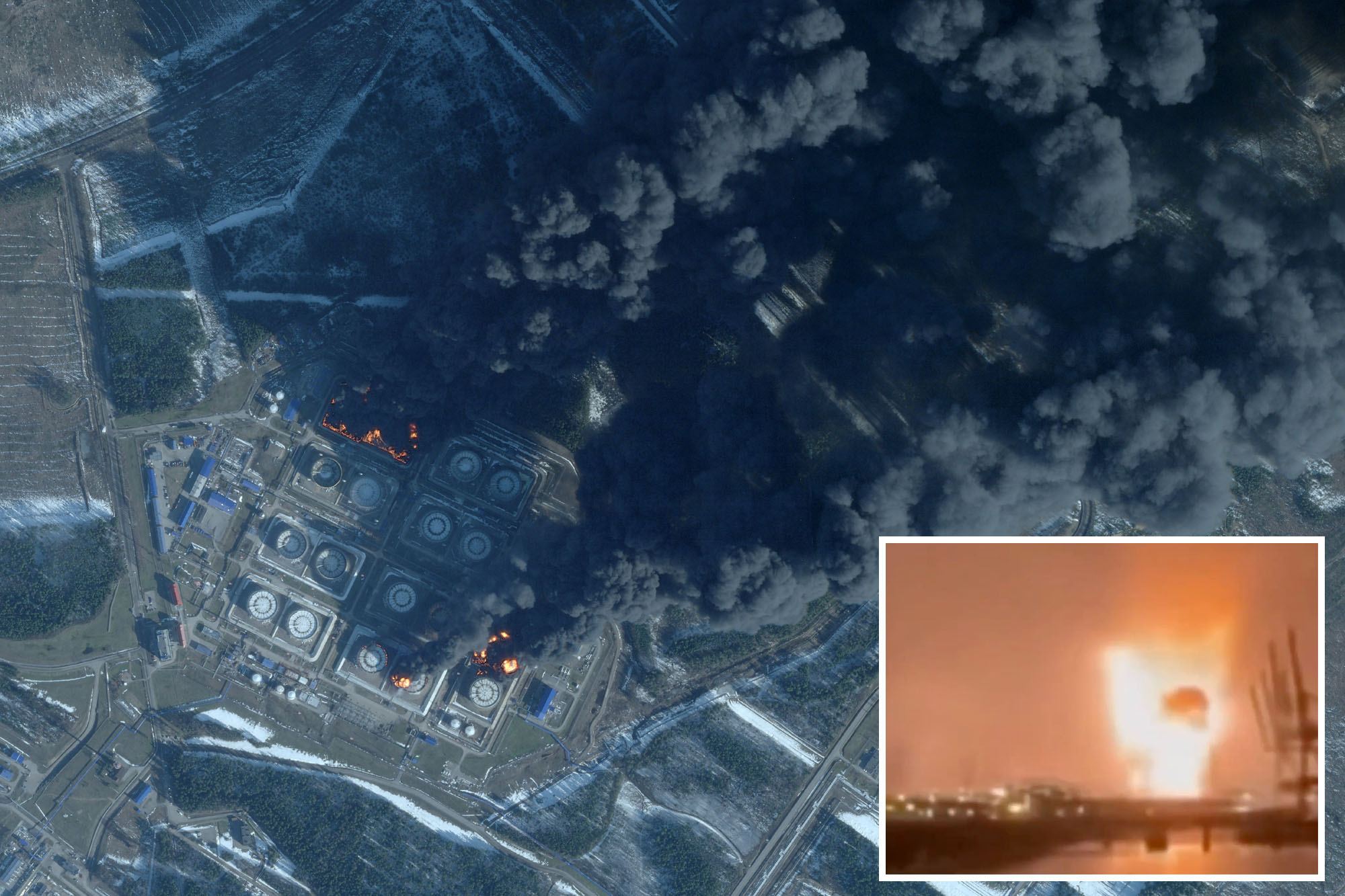 Russia’s largest oil port crippled in huge Ukrainian drone attack