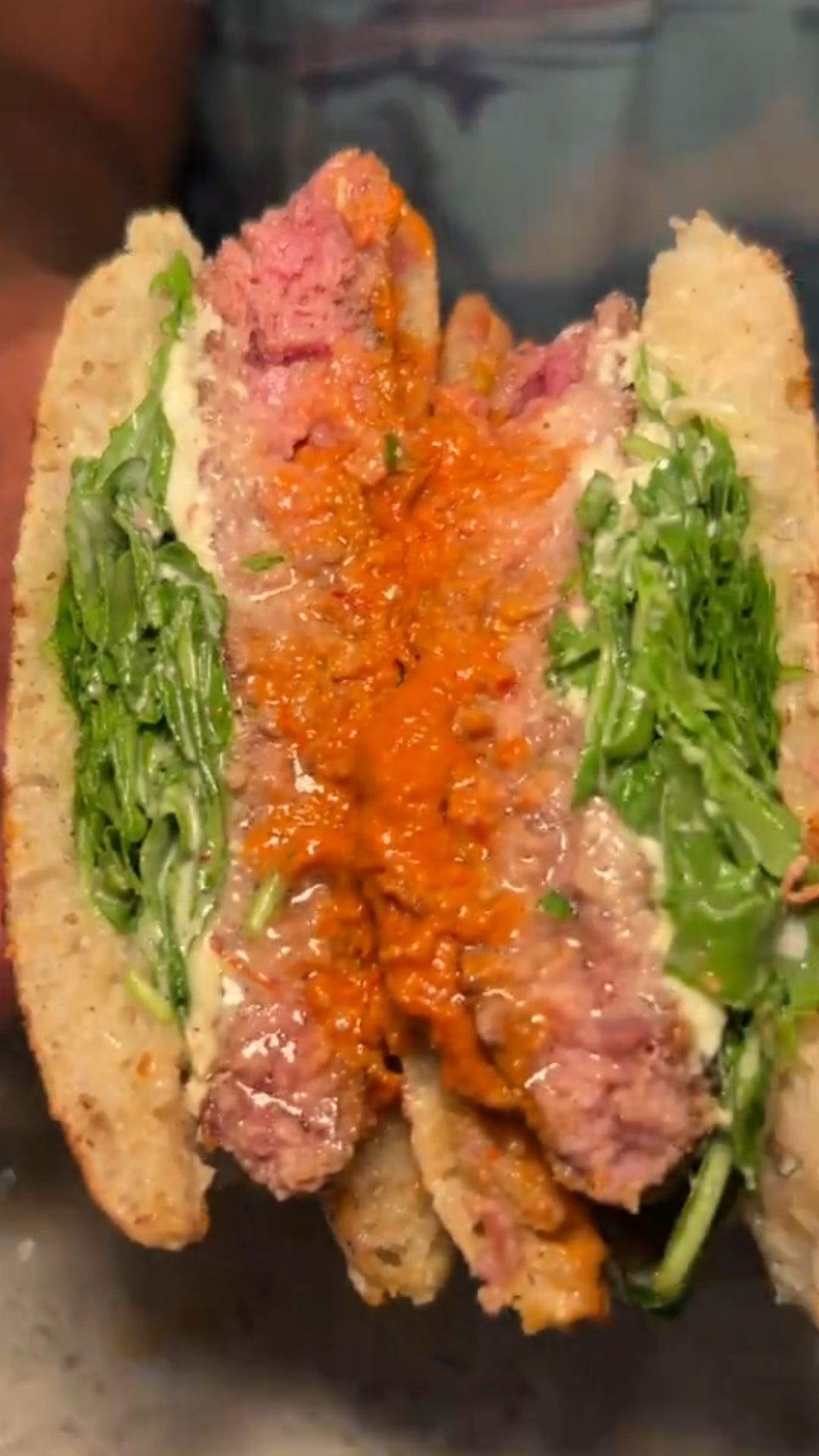 The award-winning Fresco burger in NYC