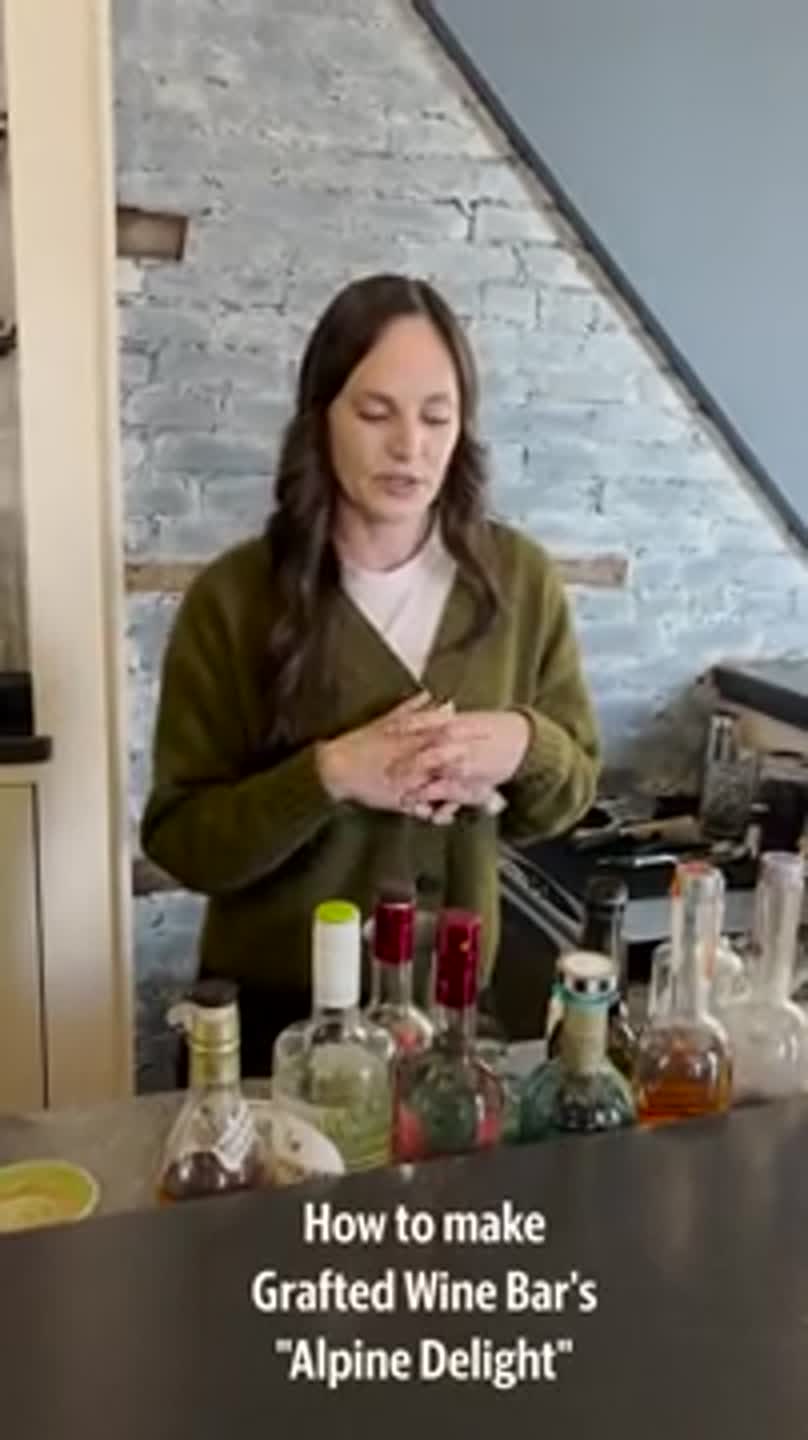 How to make Grafted Wine's Alpine Delight cocktail