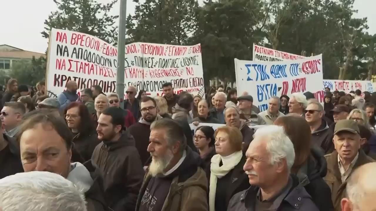 Survivor and relative express anger as trial opens over Greek train ...