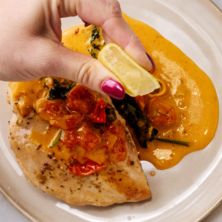 This creamy Tuscan chicken is one of our most-popular dinner recipes