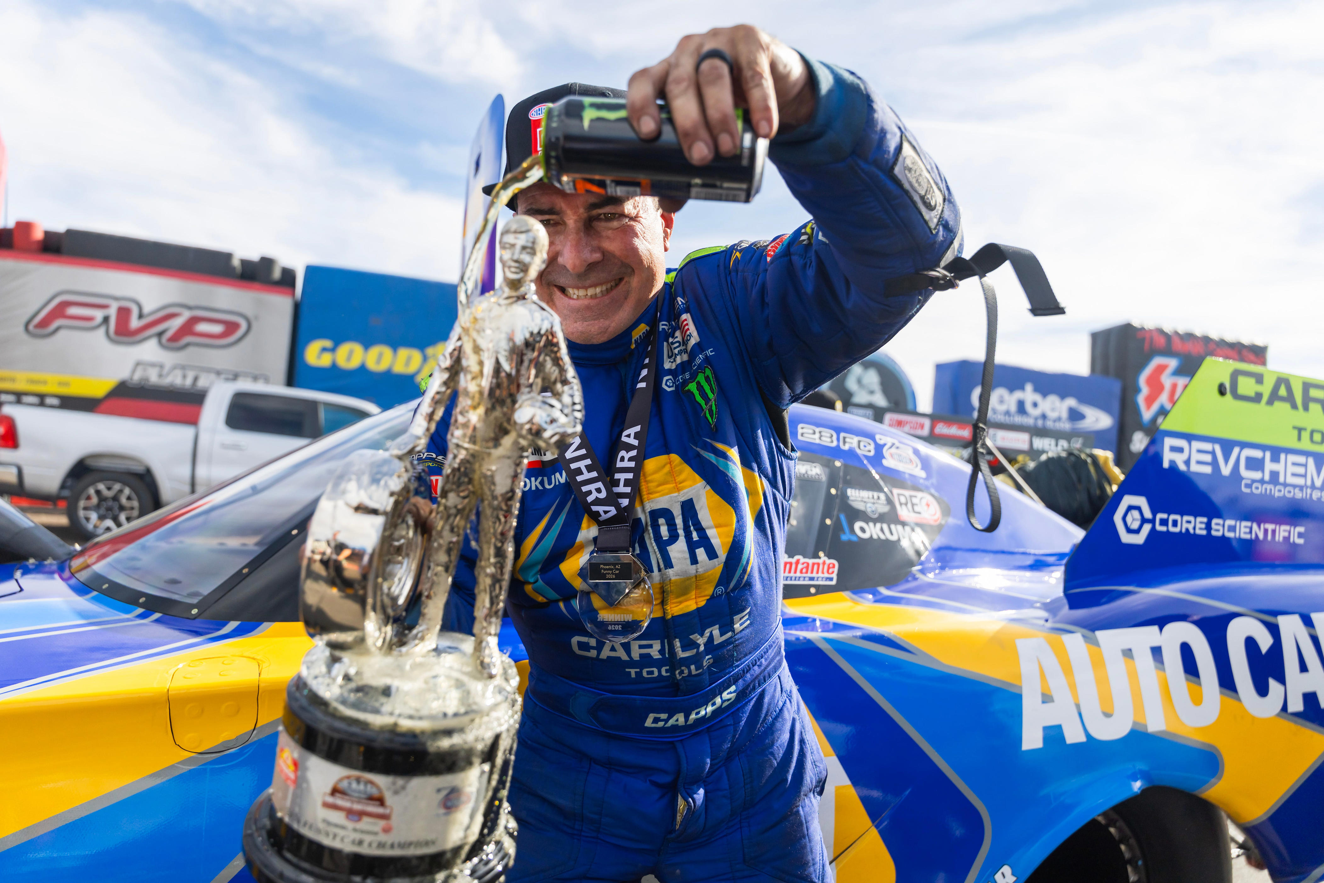 Capps, Langdon post hard-earned wins at NHRA Arizona Nationals