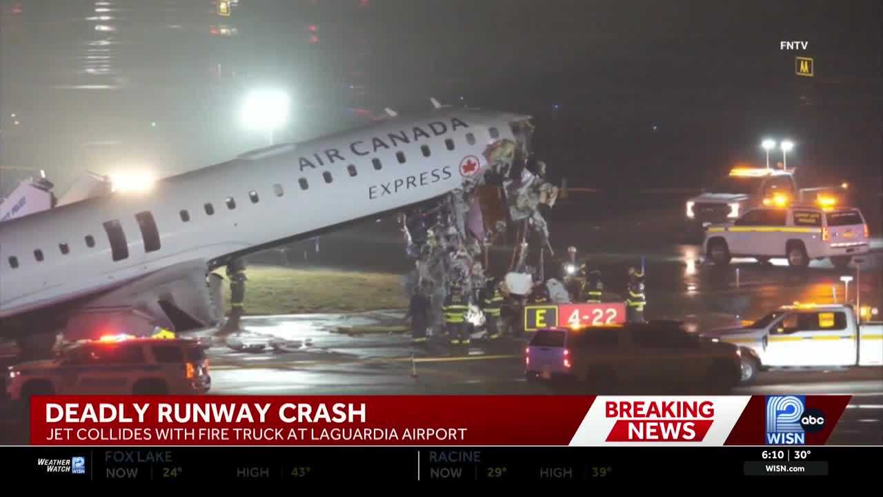 Flights between Milwaukee and LaGuardia canceled after fatal crash