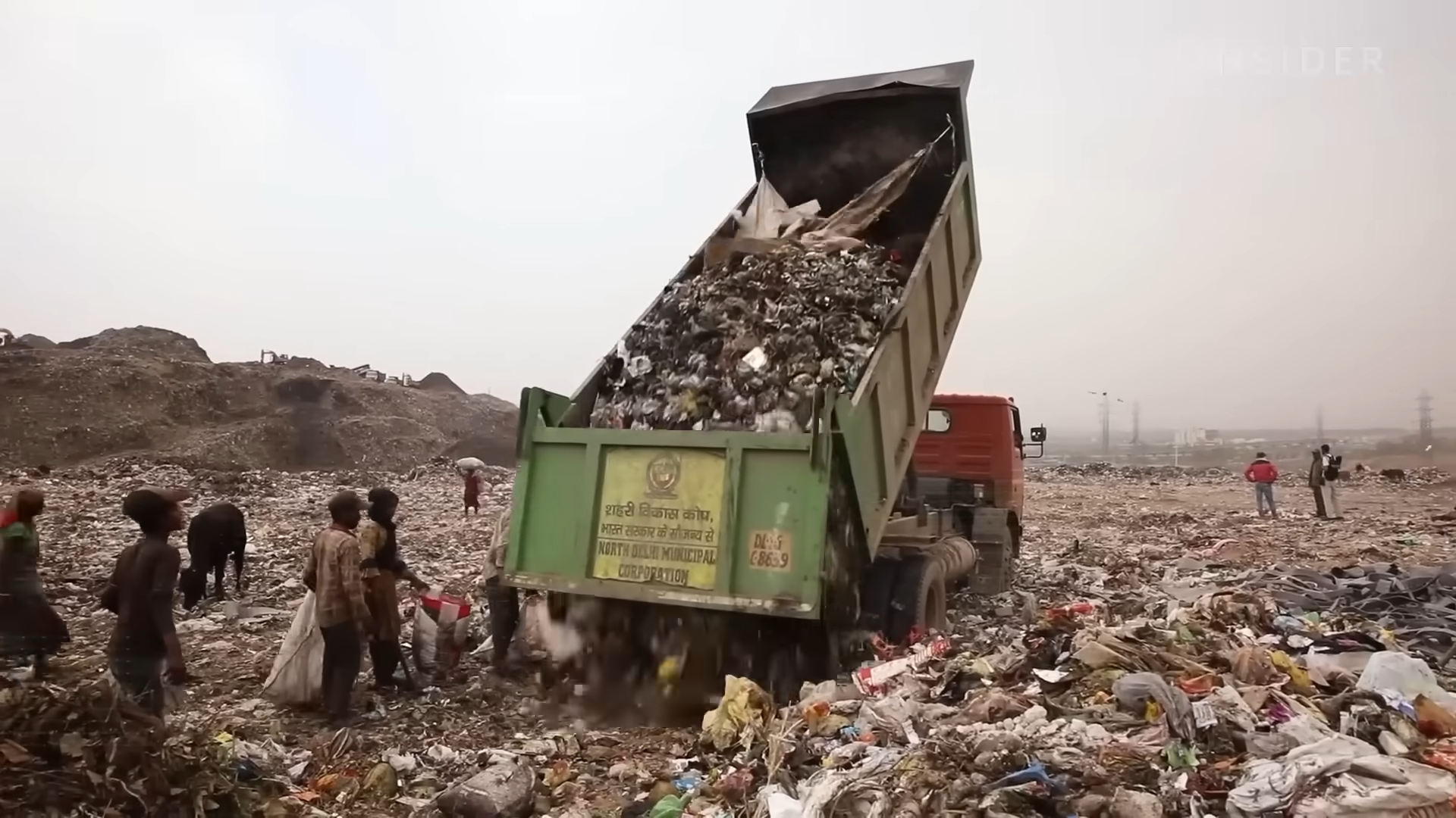 A city built a landfill - it turned into a 160-foot garbage mountain
