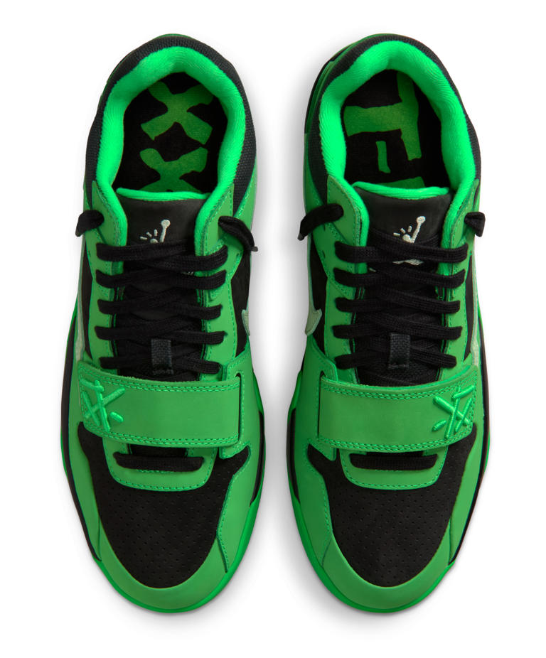 Official look at Travis Scott's 'Green Spark' Jordan CJ1 T-Rexx