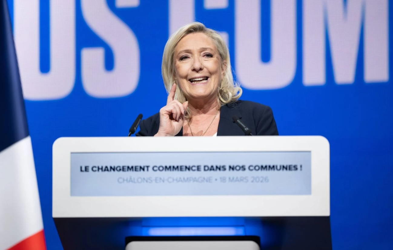 « On ne s’y attendait pas » : Marine Le Pen savoure une percée ...