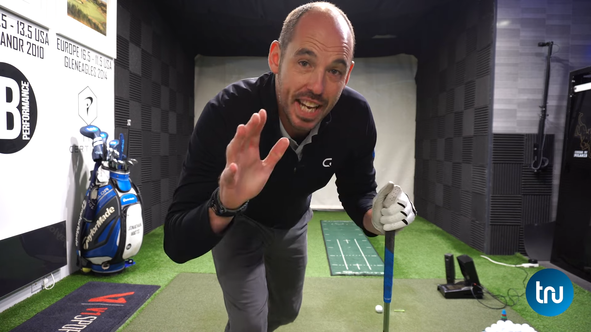 What happens when you hang back on pitch shots