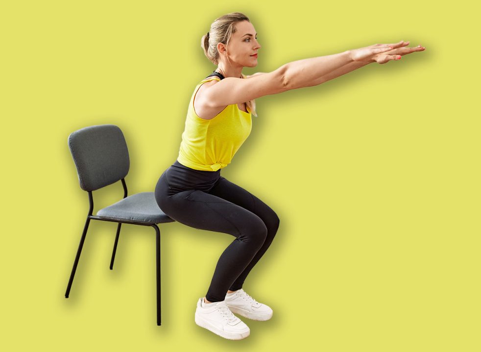 I'm a certified trainer and this chair routine builds leg muscle faster ...