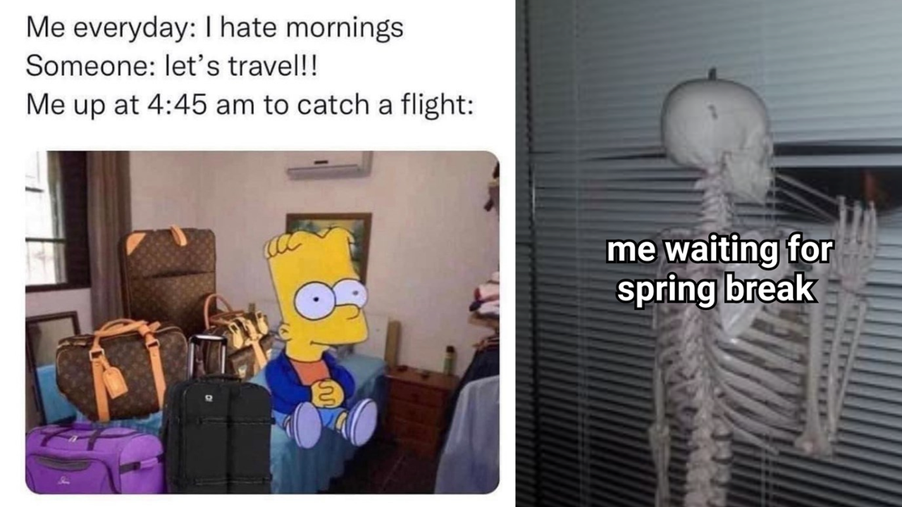 30 spring break memes for people who need a vacation
