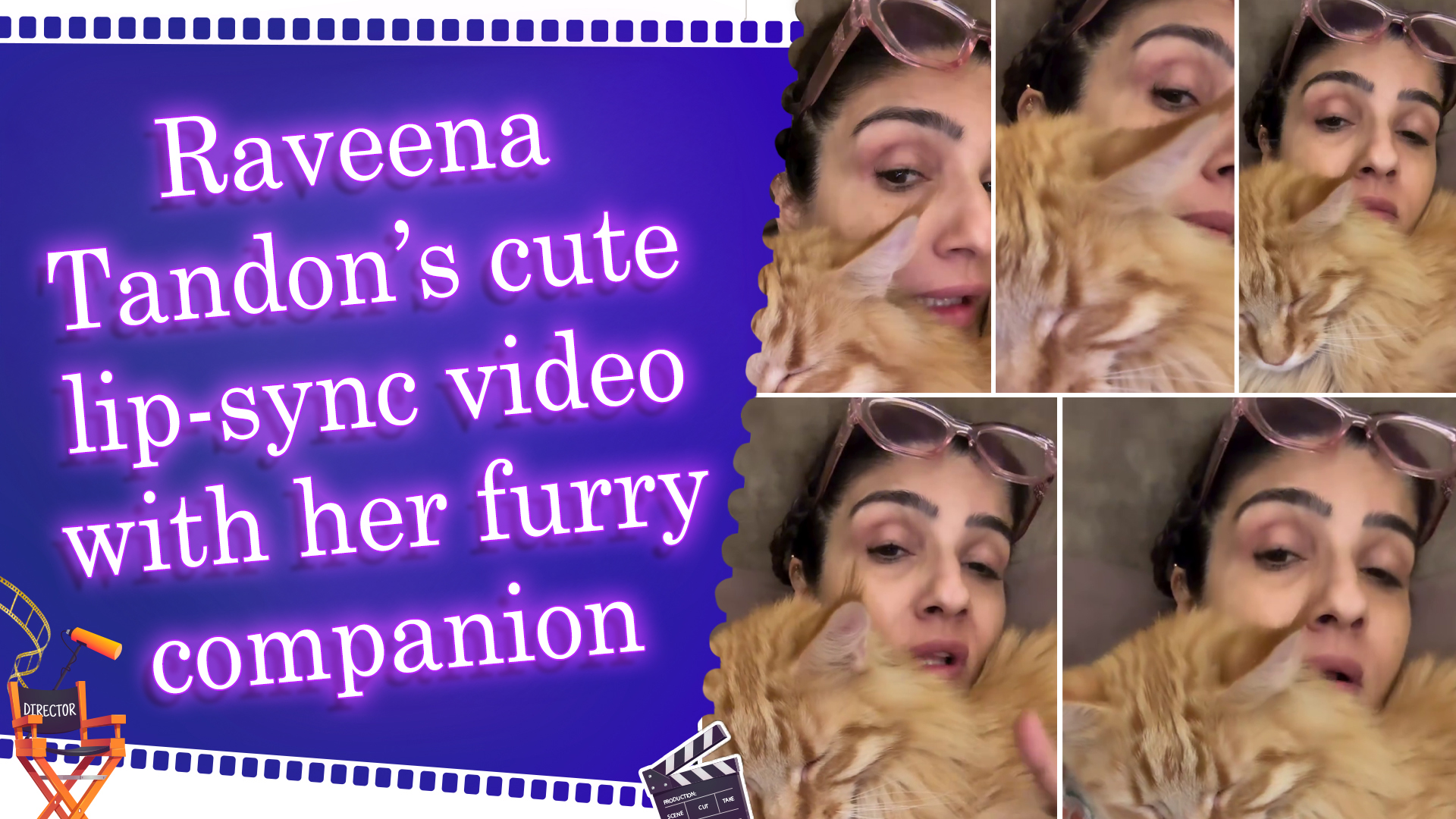 Raveena Tandon shares adorable video with her furry friend, calling it ...