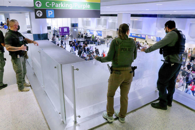 ICE agents arrive at Houston's Bush and Hobby airports as TSA wait ...