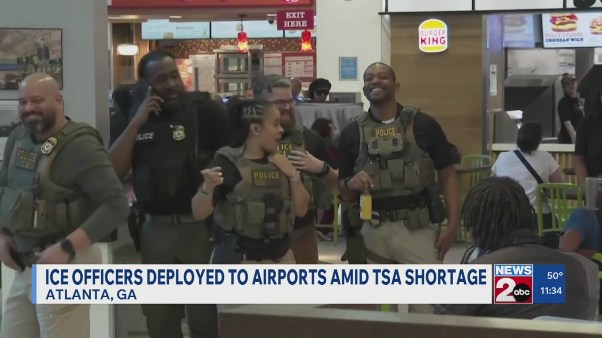 ICE deployed to airports amid TSA shortage