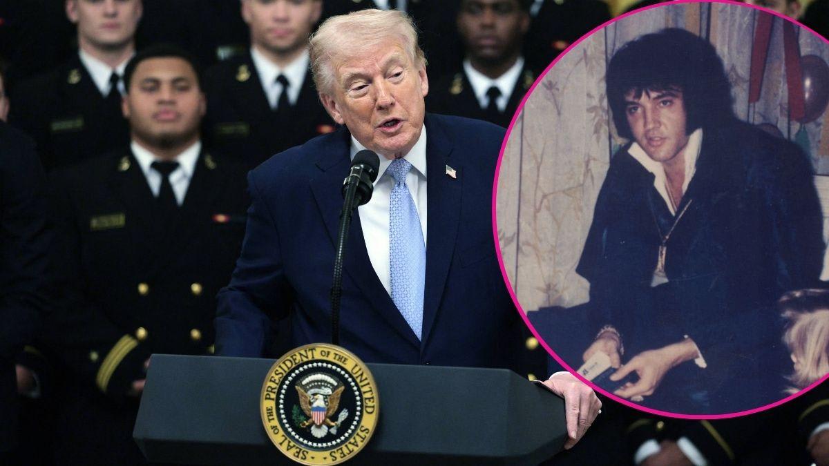 Donald Trump hilariously goes off on tangent about 'not meeting Elvis ...