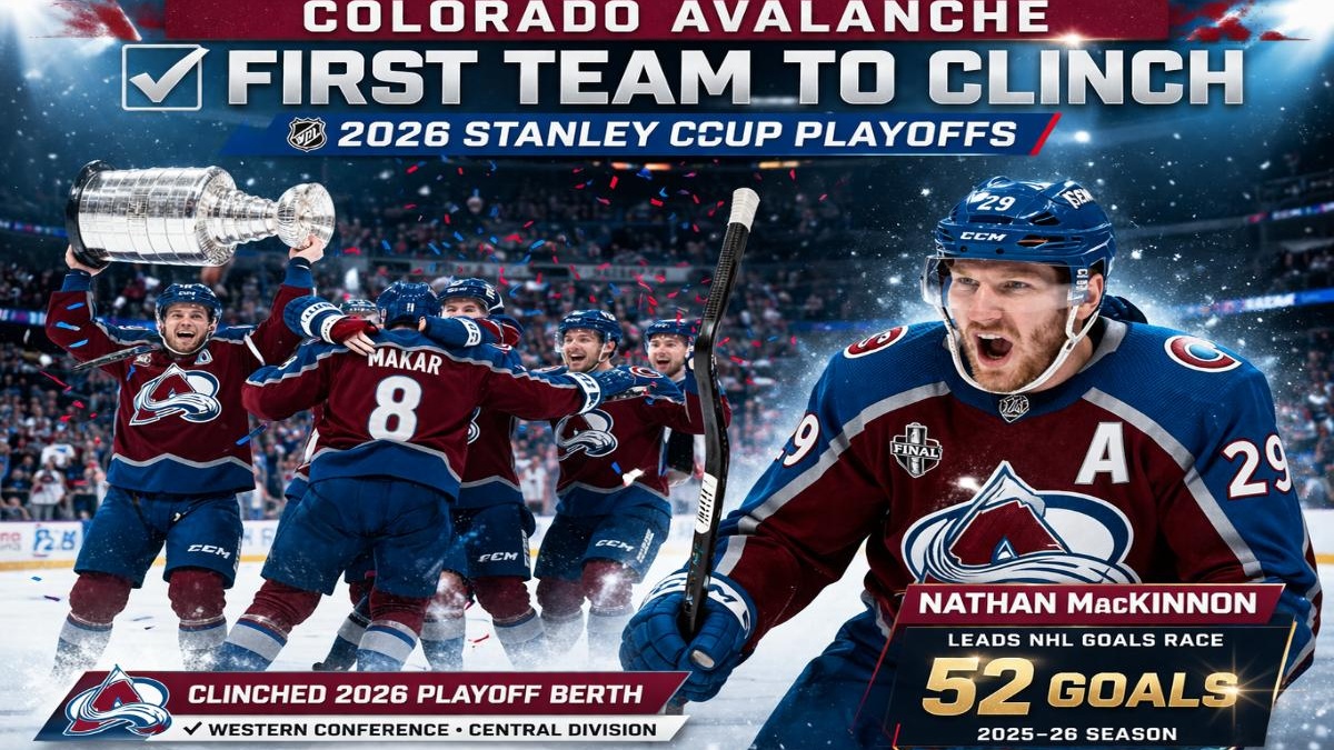 Colorado Avalanche become first team to clinch 2026 playoffs; MacKinnon ...