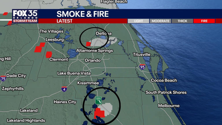 What's on fire? Smoke, ash over Seminole County due to prescribed burn ...