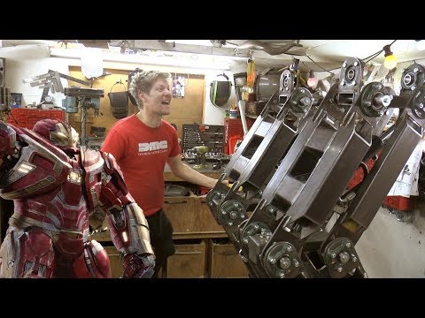 Making the Hulkbuster part 1 - legs, huge hydraulic legs
