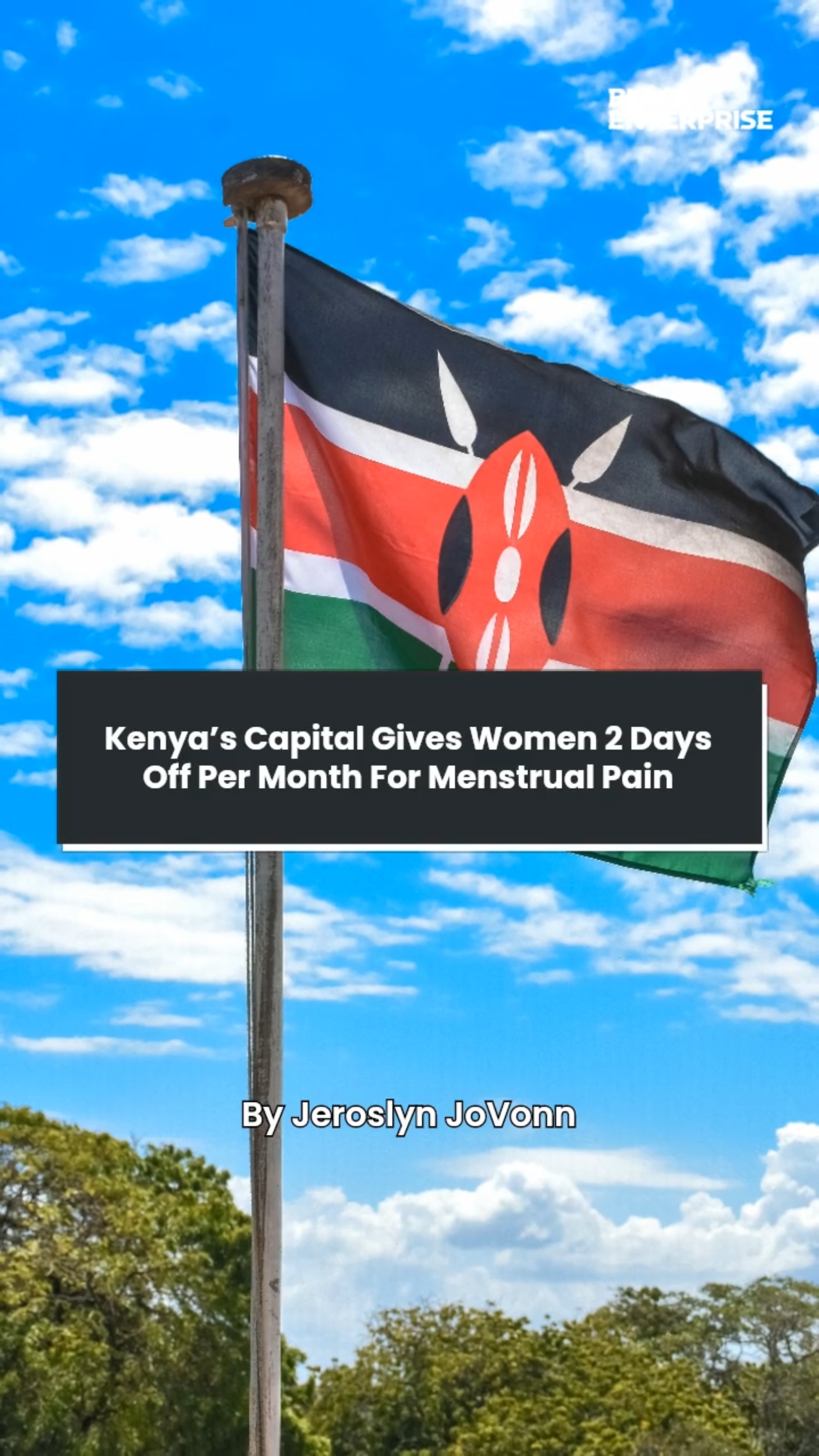 Kenya's capital gives women 2 days off per month for menstrual pain
