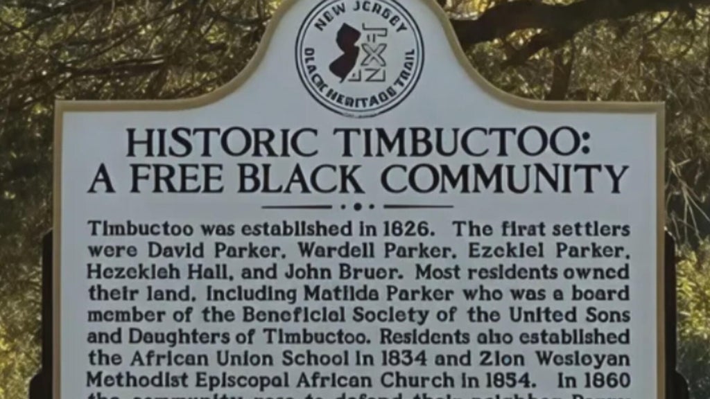 New historical marker at New Jersey's Timbuctoo helping preserve Black ...