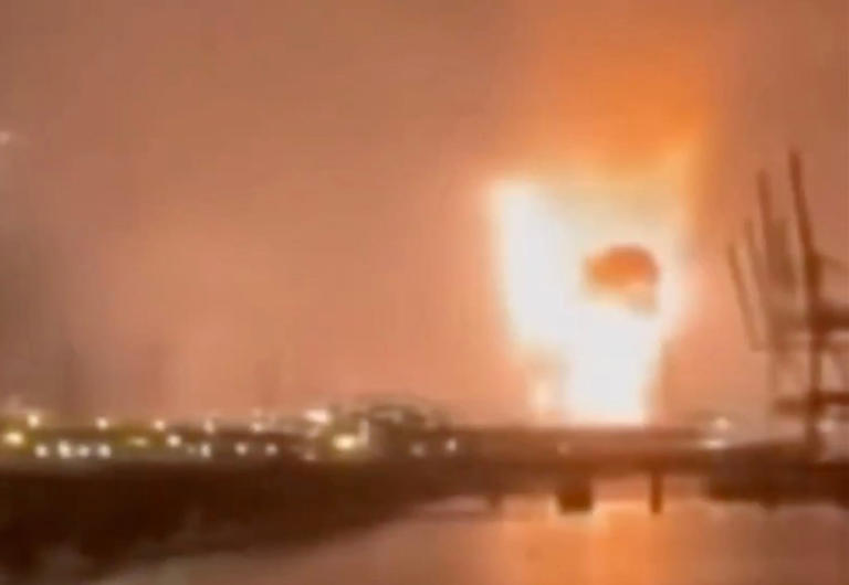 Russia’s largest oil port crippled in huge Ukrainian drone attack