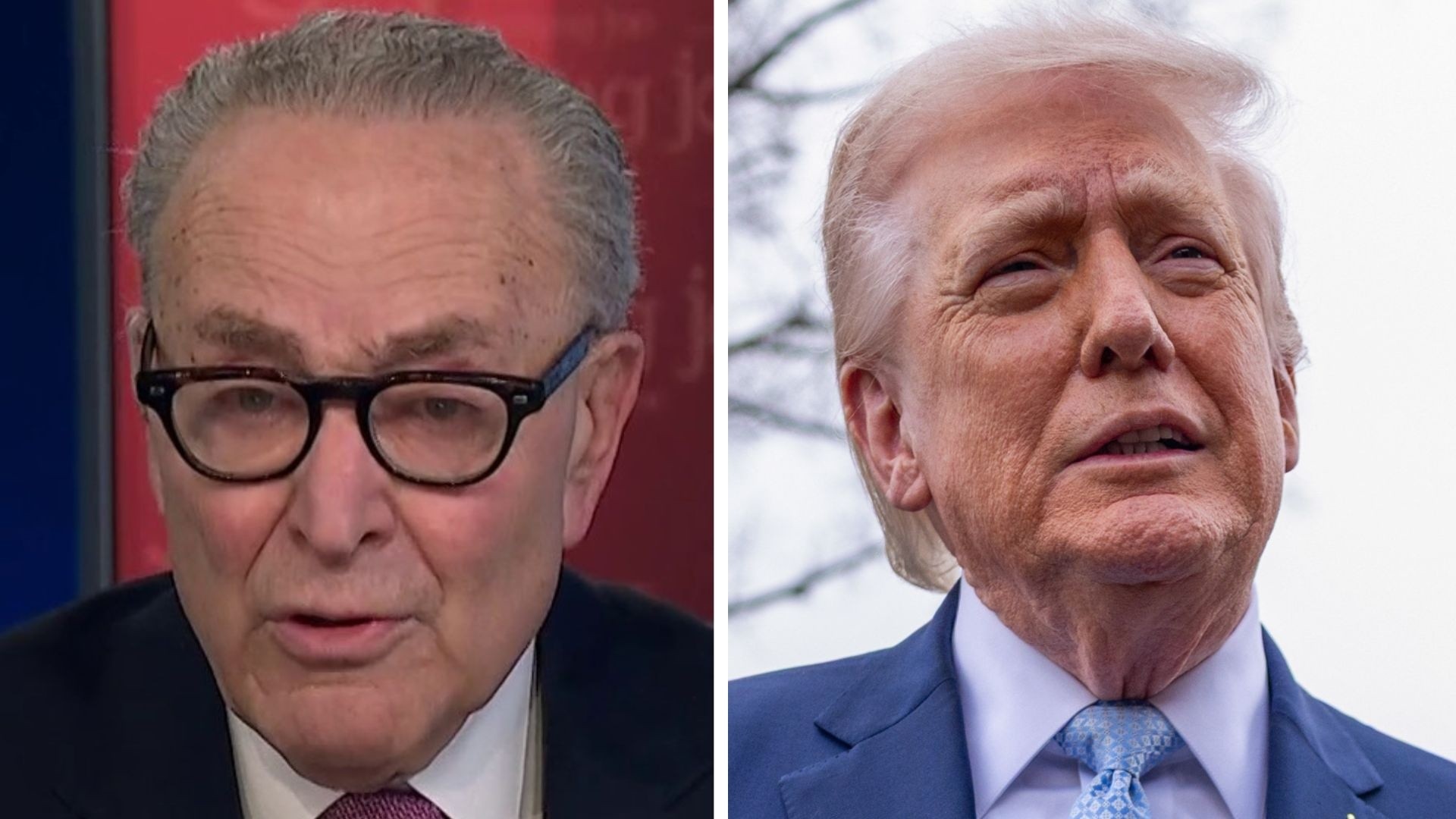 Sen. Schumer: Trump is tying himself in a triple-knot