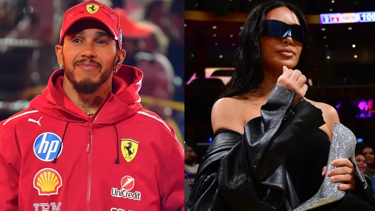Kim Kardashian and Lewis Hamilton have PDA moment on Malibu beach date