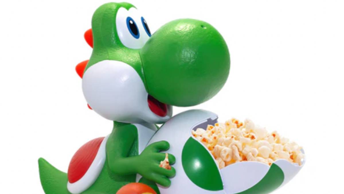 Super Mario Galaxy Luma and Yoshi popcorn buckets already sold out