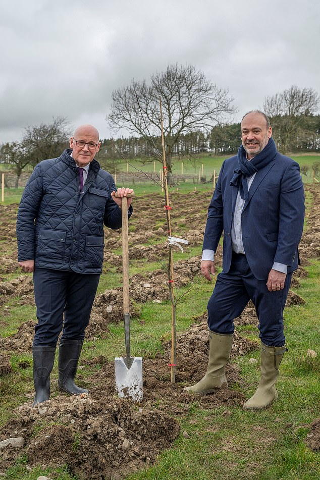 Work begins on Center Parcs' new £450m site as first tree planted
